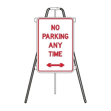 TRIPOD SIGN STAND 300 X 450