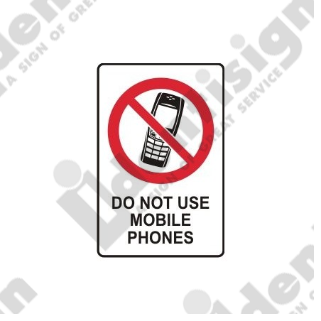DO NOT USE MOBILE PHONES WITH PICTO