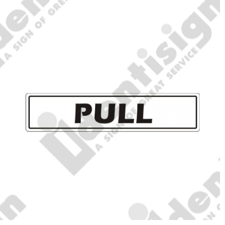 PULL ADHESIVE LABEL