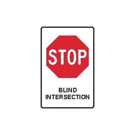 STOP BLIND INTERSECTION
