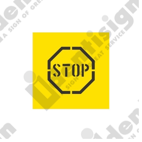 STOP PICTO STENCIL 650 X 650