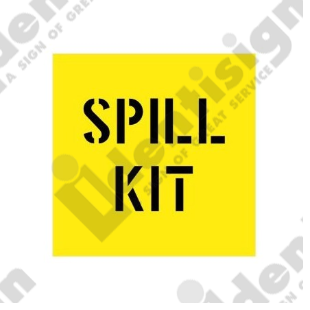 SPILL KIT STENCIL 450 X 450