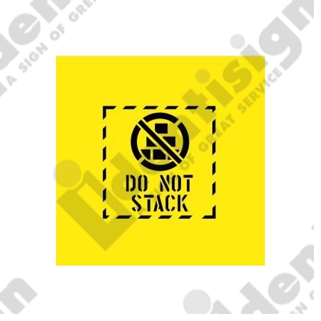 DO NOT STACK WITH PICTO STENCIL 300 X 300