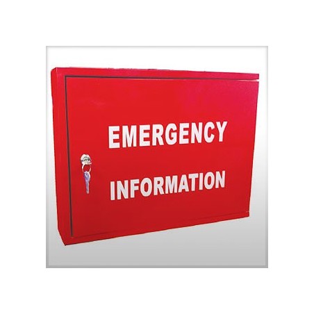 EMERGENCY INFORMATION CABINET W425 X H350 X D100