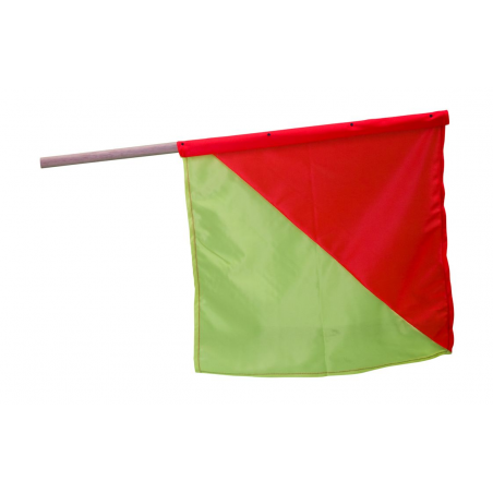 OVERSIZE LOAD FLAG 450 X 450 WITH HANDLE