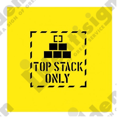TOP STACK ONLY WITH PICTO STENCIL 300 X 300
