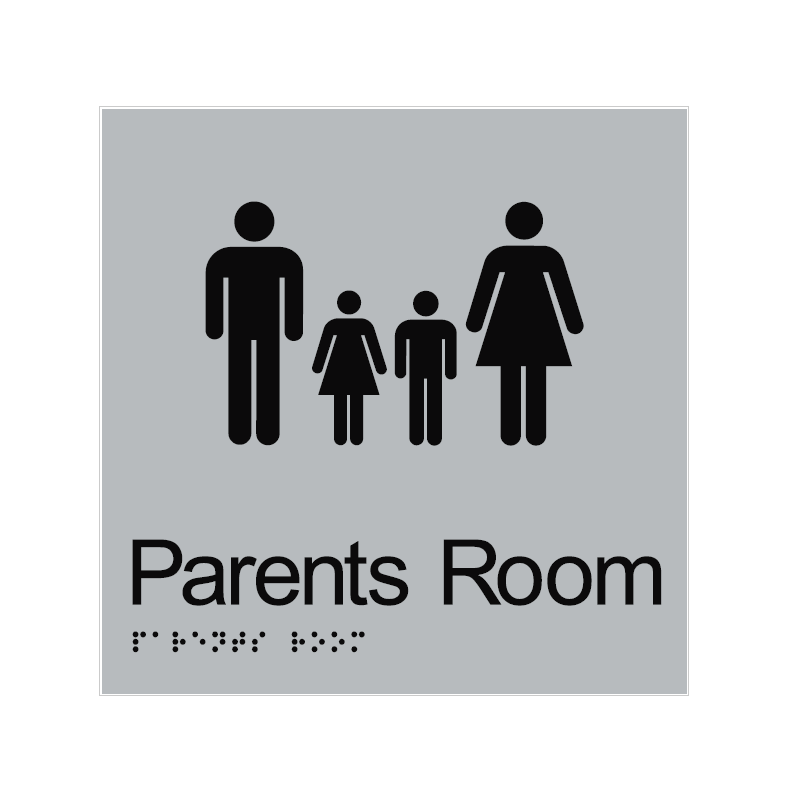 BRAILLE PARENTS ROOM RESTROOM 180 X 180