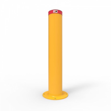 BOLLARD 220MM SURFACE MOUNTED - GALVANISED & POWDER COATED