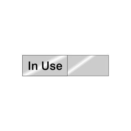 ENGRAVED IN USE / VACANT WITH BLANK SLIDING PANEL