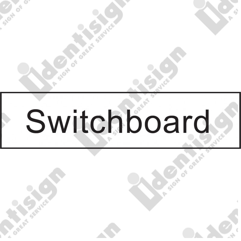 ENGRAVED SWITCHBOARD 200 X 48