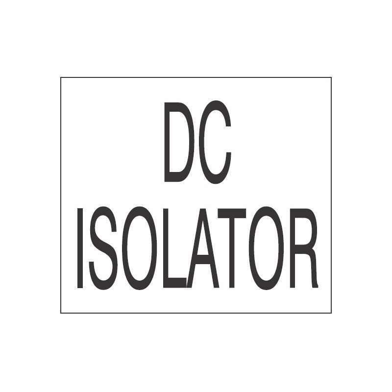 ENGRAVED UTILITY IDENTIFICATION LABEL