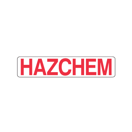 HAZCHEM Placard